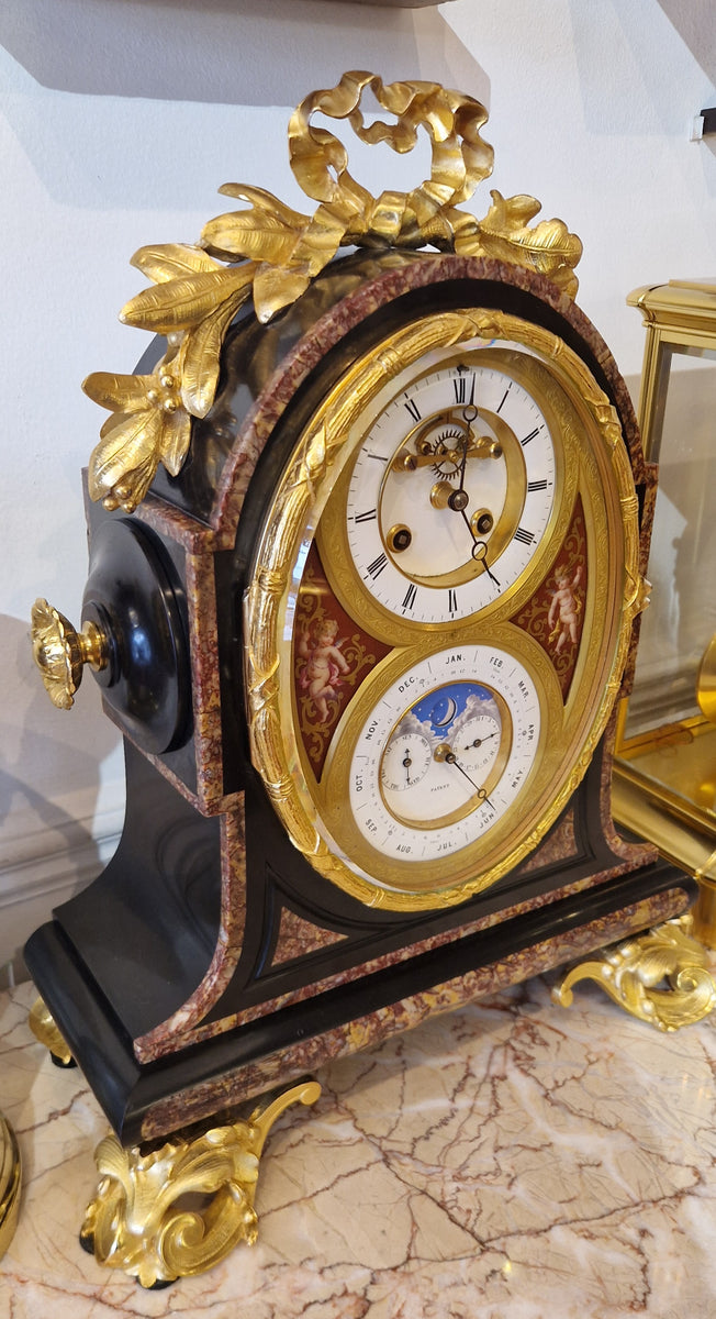 A Brocot & Deletrez, Paris, French calendar Clock. – gutlinclocks