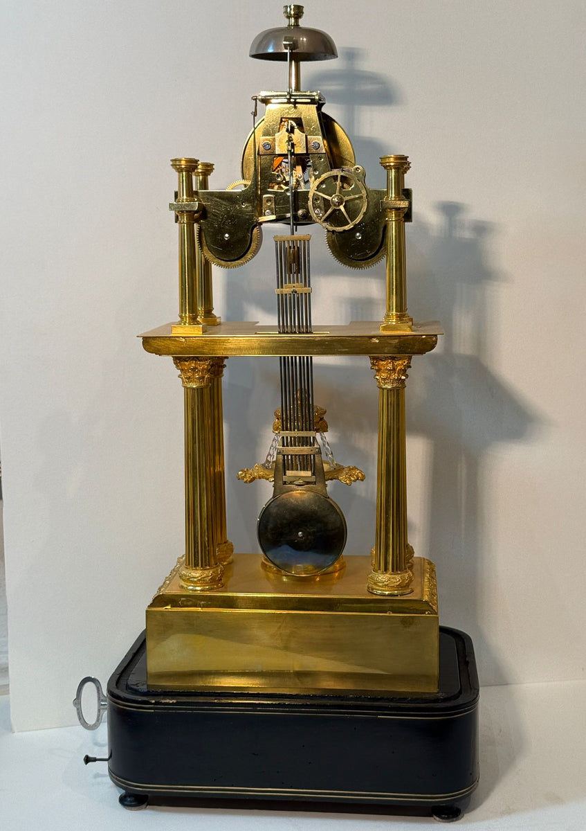An Unusual Large French Clock With Waterfall Automation – gutlinclocks