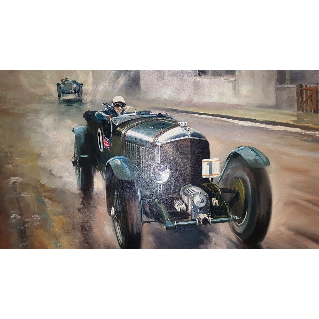 The duel between Mercedes-Benz driver Rudolf Caracciola and Sir Tim ...