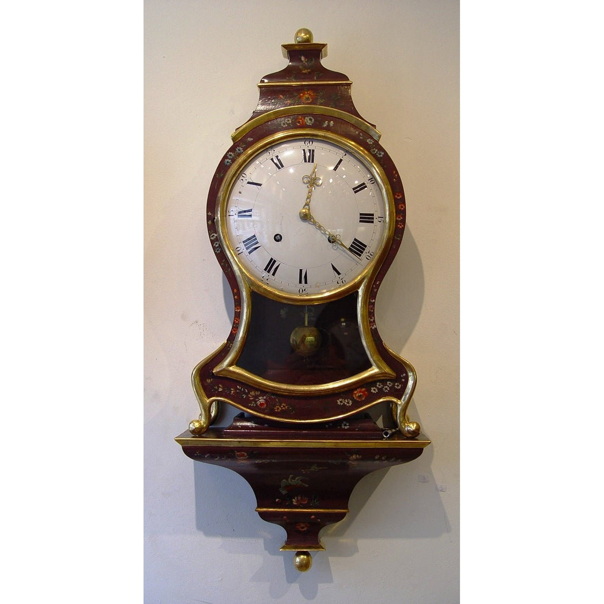 A Stunning Quarter Striking Late 18th Century Swiss Neuchatel Clock ...